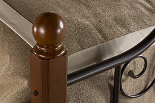 Hillsdale Furniture Hillsdale Milwaukee Post Full bed set, Textured Black