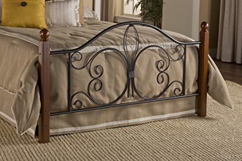 Hillsdale Furniture Hillsdale Milwaukee Post Full bed set, Textured Black