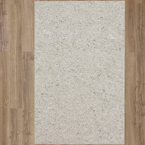 Mohawk Home 6' x 9' 1/4 Rug Pad 100% Felt Protective Cushion, Premium Comfort Underfoot β Safe for All Floors