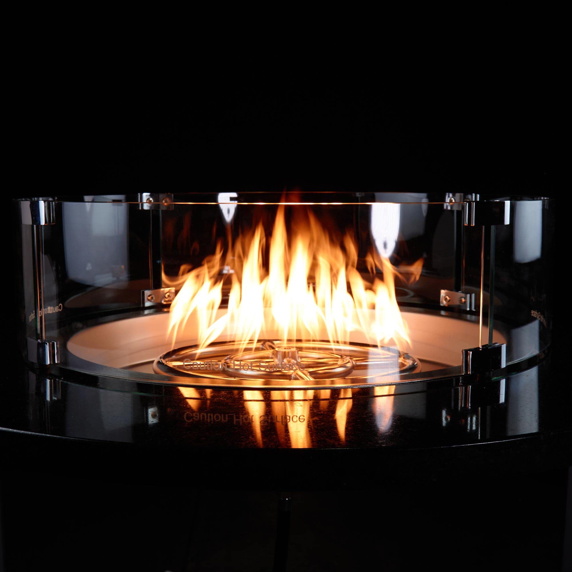 Celestial 19" Round Drop-in Fire Pit Pan w/ 12" Burner, Stainless Steel, 92,000 BTU, Natural Gas or Propane, for Easy Installation in DIY Outdoor Gas Fire Pits