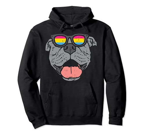 Pansexual Pitbull Cute Pan Pride Flag Pittie Dog Men Women Pullover Hoodie
