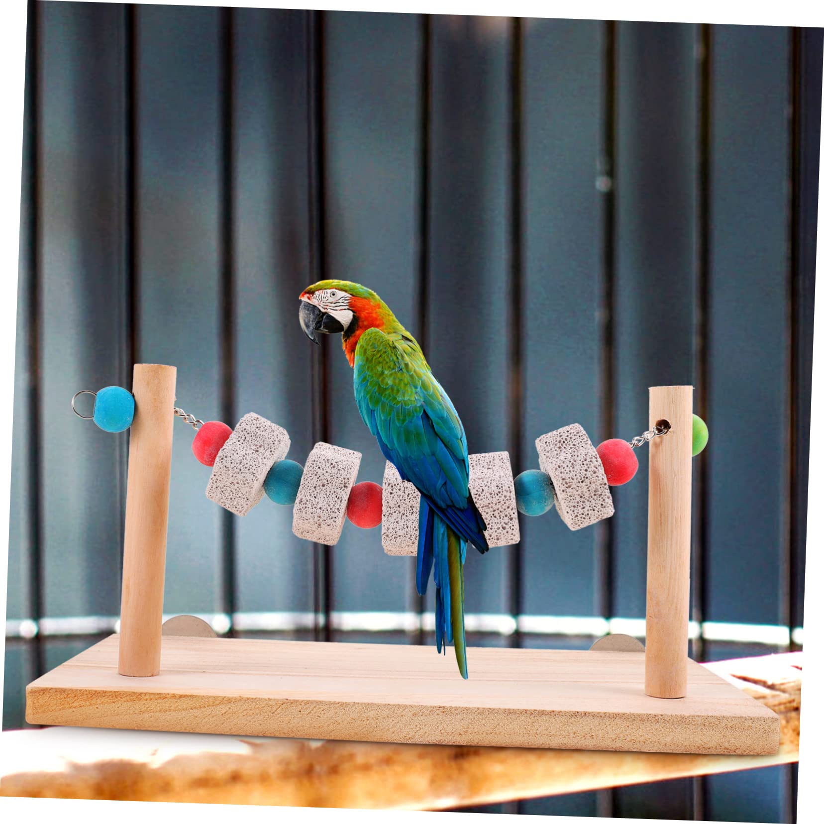 iplusmile 3pcs Chew Toys Parakeet Perch Bird Toy Wooden Bird Perch Parrot Perch Stands Bird Cage Stand Cage Bird Stand Parrot Chewing Toy Cage Bird Perch Cage Parrot Stand Parrot Swing Toy