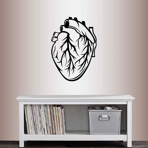 Wall Vinyl Decal Home Decor Art Sticker Human Heart Internal Organ Anatomy Room Removable Stylish Mural Unique Design 2215