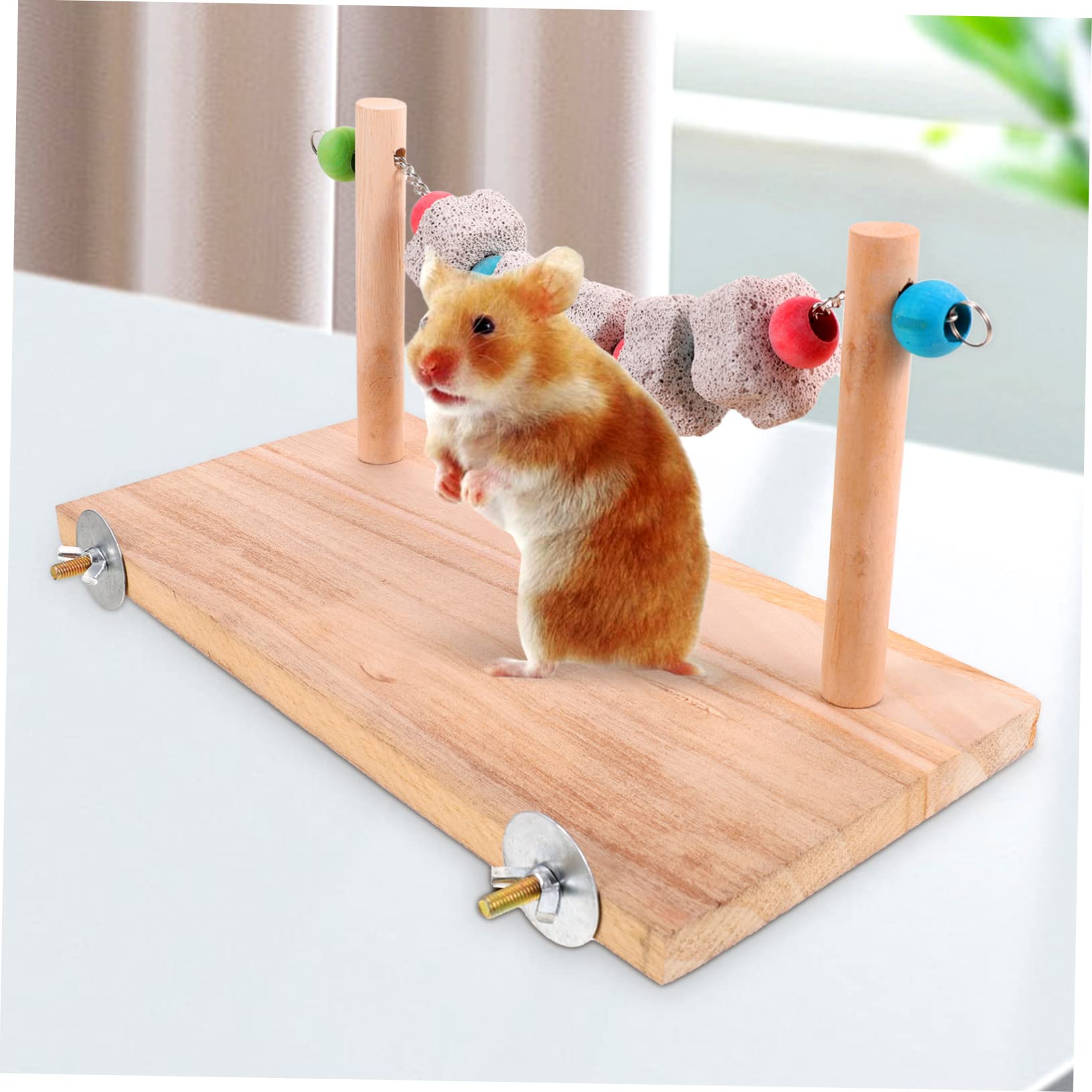 iplusmile 3pcs Chew Toys Parakeet Perch Bird Toy Wooden Bird Perch Parrot Perch Stands Bird Cage Stand Cage Bird Stand Parrot Chewing Toy Cage Bird Perch Cage Parrot Stand Parrot Swing Toy