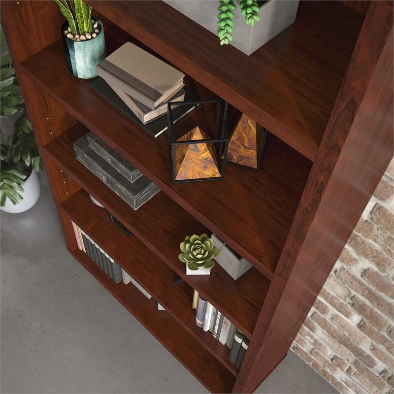 Sauder OfficeWorks Affirm 5-Shelf Commercial Office Storage, Classic Cherry Finish