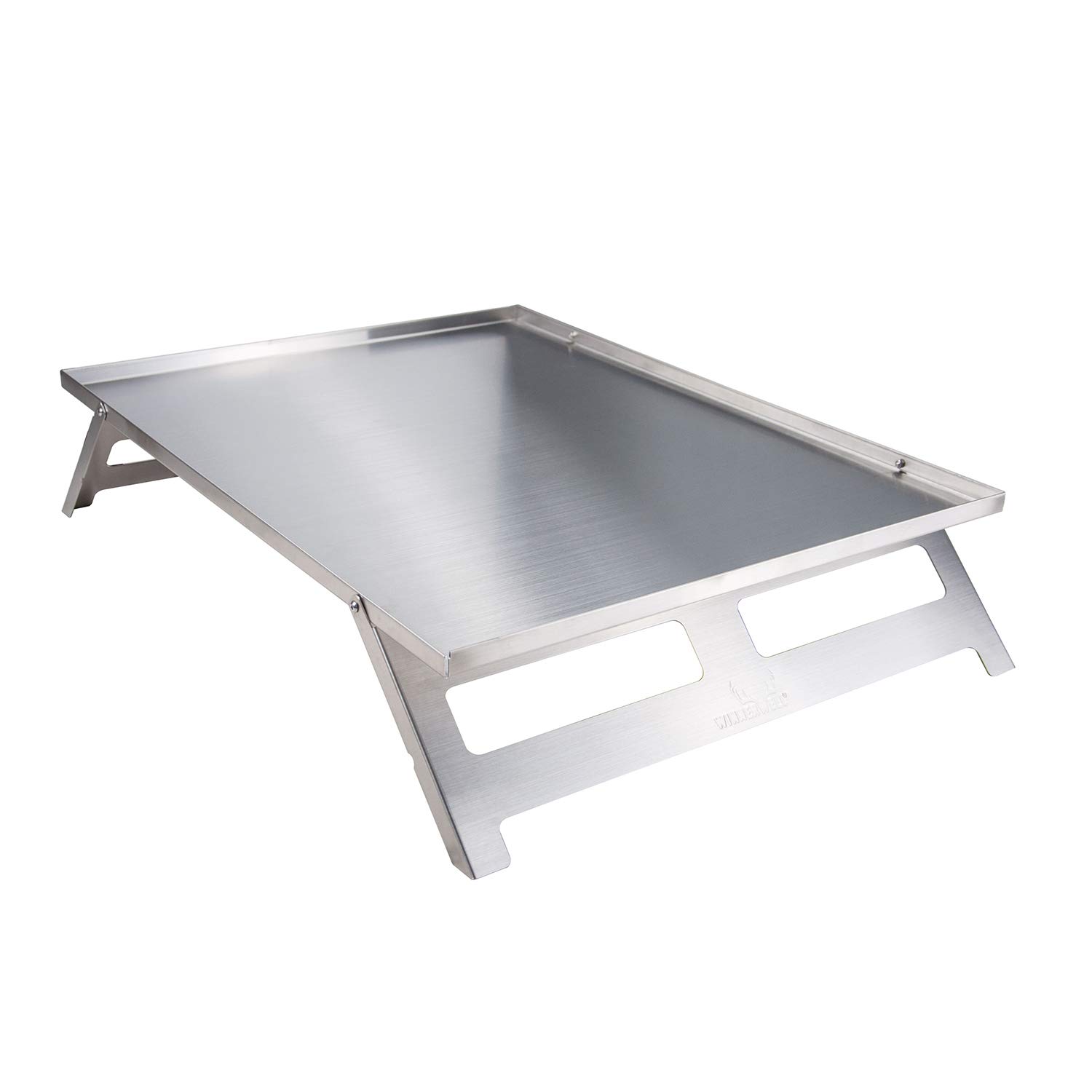 Winnerwell Accessory Table for Flatfold Fire Pit - XL | Portable Stainless Steel Accessory Table for Fire Pan and Camping