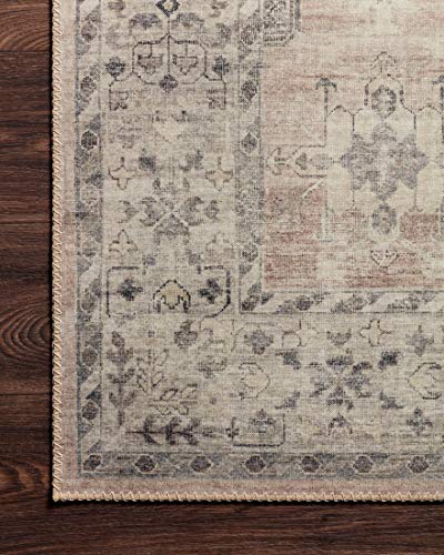 Loloi II Hathaway Collection HTH-03 Java/Multi, Traditional Area Rug, 5'-0" x 7'-6"