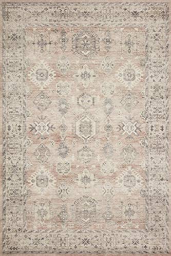 Loloi II Hathaway Collection HTH-03 Java/Multi, Traditional Area Rug, 5'-0" x 7'-6"