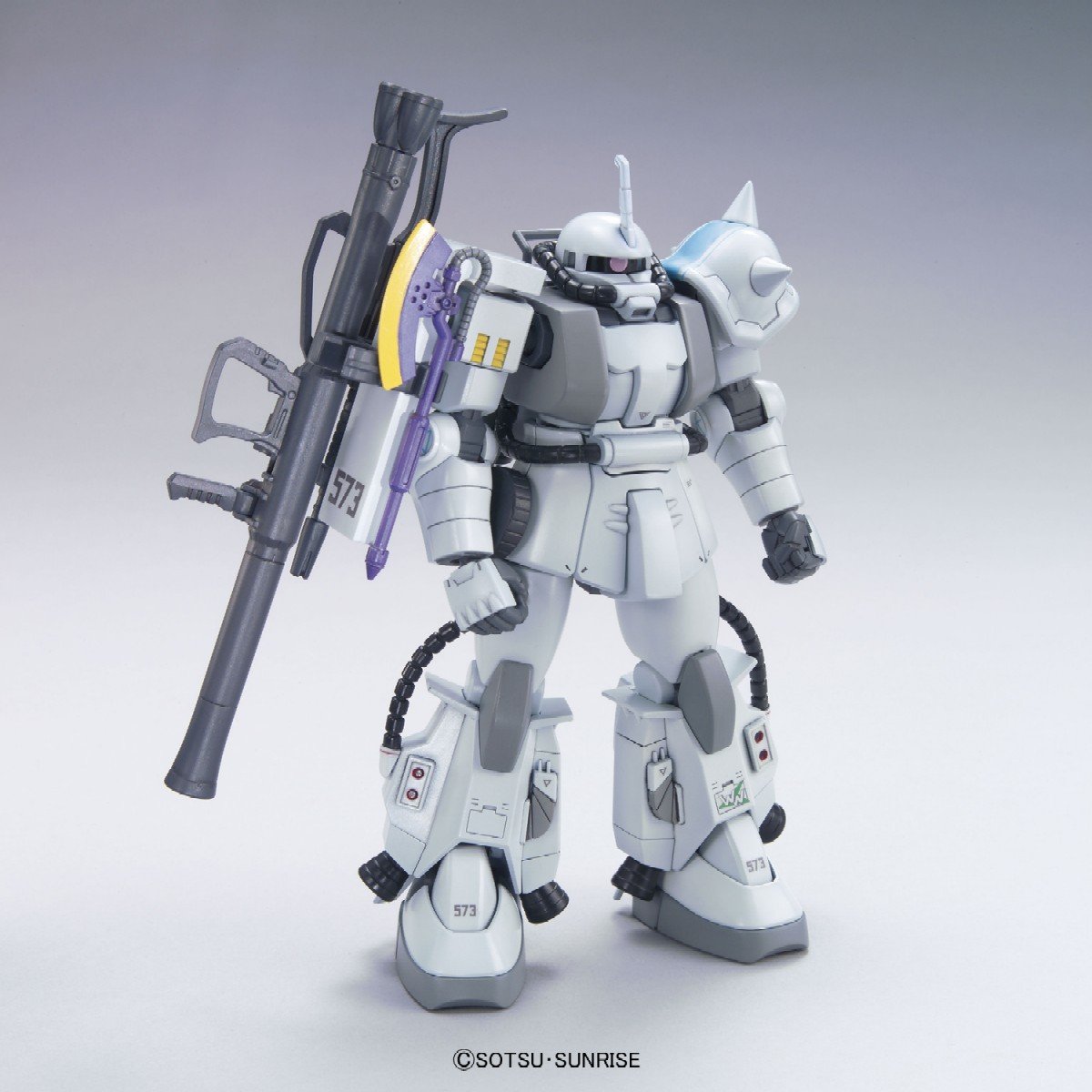 Bandai Hobby MS-06R-1A Zaku II Shin Matsunaga High Grade Universal Century Figure Model Kit (BAS5057749)