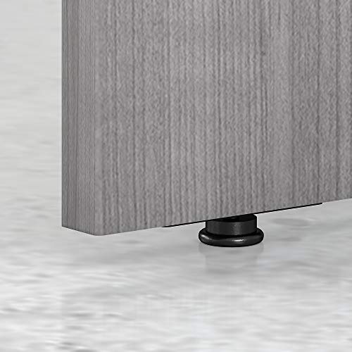 Bush Business Furniture Studio C L Shaped Desk with Return, 72W x 30D, Platinum Gray