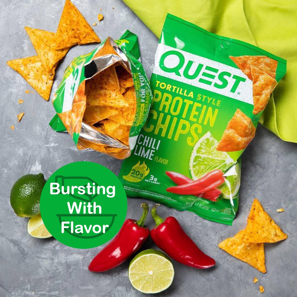 Kozy Home Quest Protein Chips Variety Pack - Assorted Flavors - High Protein Snacks - 6 Pack High Protein, Low Carb, Gluten Free, 1.1 Ounce(Kova Harper Packaging)