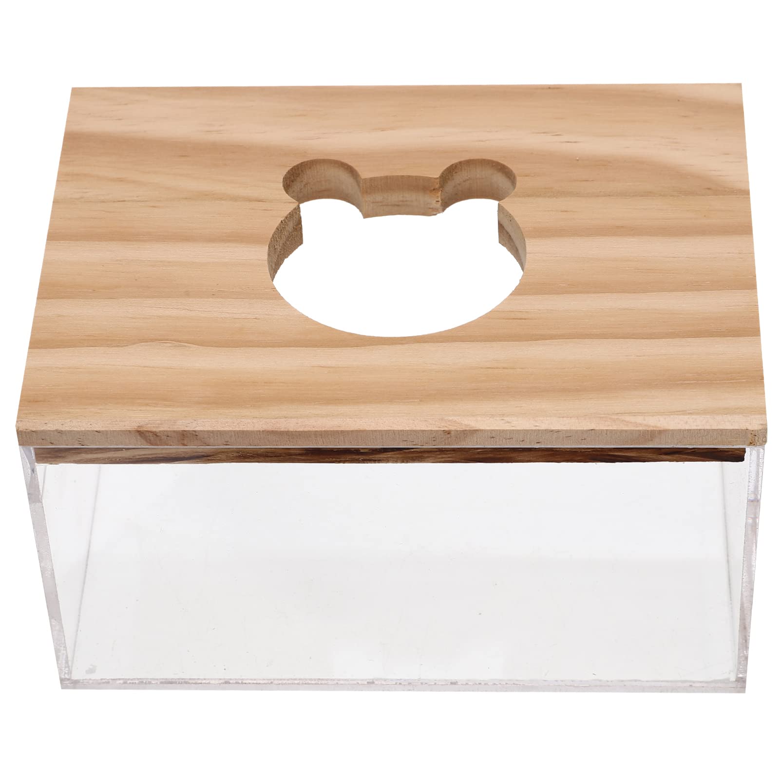 balacoo Hamster Bathroom Small Hamster Bathtub Household Hamster Bathtub Transparent Hamster Bathtub Wear- Bathtub Small Pet Supplies Reusable Hamster Bathtub Cage Hamster Bathtub