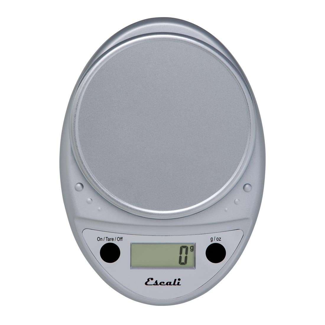 Escali Primo Digital Food Scale, Multi-Functional Kitchen Scale, Precise Weight Measuring and Portion Control, Baking and Cooking Made Simple, 8.5 x 6 x 1.5 inches, Chrome