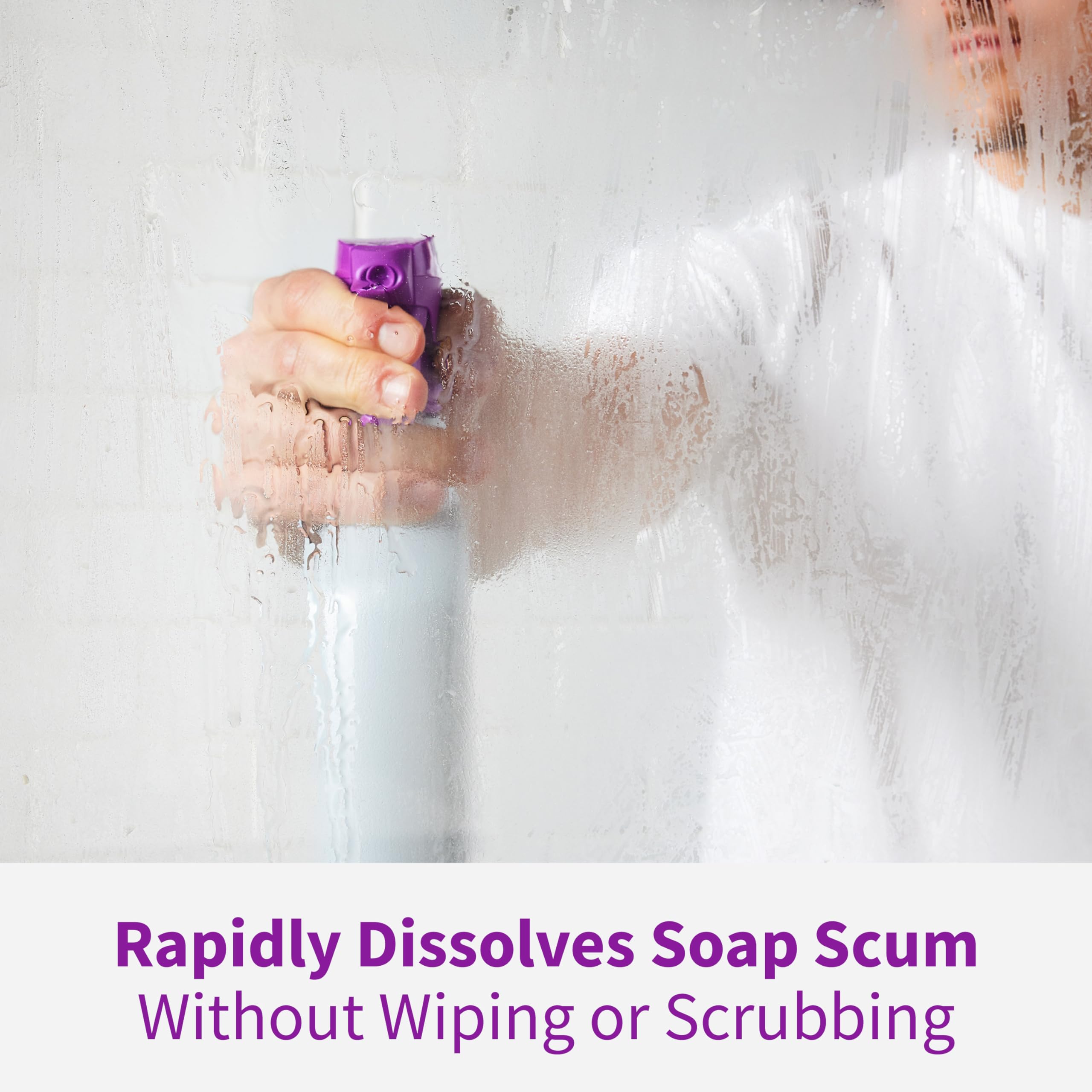 Rejuvenate Scrub Free Soap Scum Remover Shower Glass Door Cleaner Works on Ceramic Tile, Chrome, Plastic and More 24oz