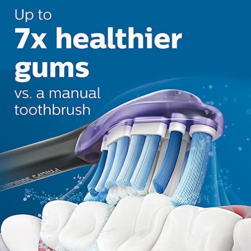 Philips Sonicare Genuine G3 Premium Gum Care Replacement Toothbrush Heads, Black, HX9054/95