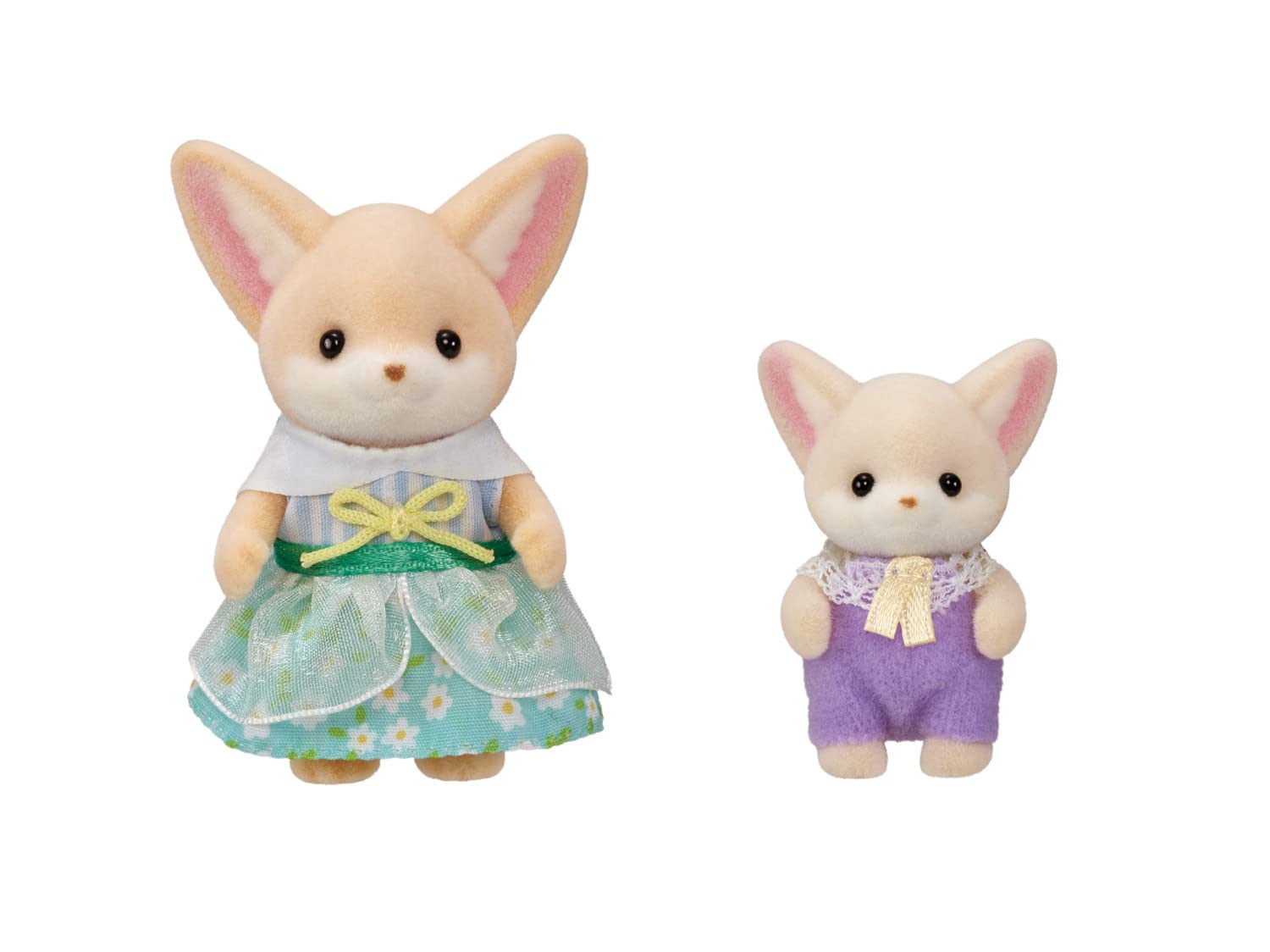 Calico Critters Sunny Picnic Set - Fennec Fox Sister & Baby, Doll Playset with Figures and Accessories