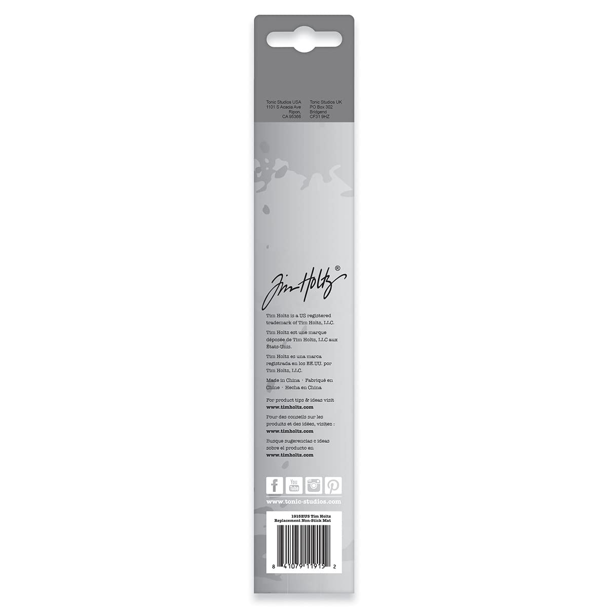 Tim Holtz Replacement Non-Stick Glass Media Mat, White