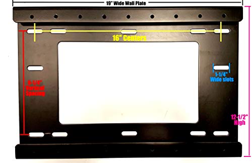 Wall Mount World - 40 Inch Extension Wall Mount - 90 Degree Swivel - 15° Adjustable Tilt Angle - Easy Install - Mounting Hardware Included Fits Sharp LC-58Q620U VESA 300x200mm Ready