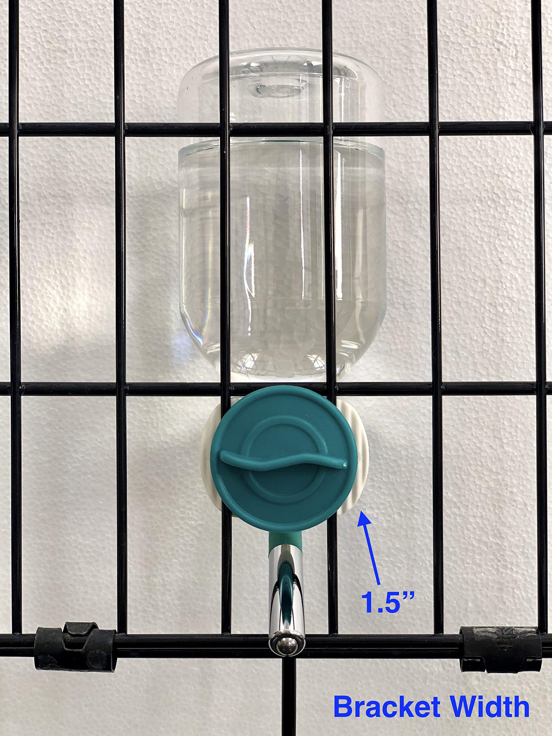 Choco Nose Patented Mini No-Drip Water Bottle/Feeder for Hamsters/Hedgehogs/Gliders/Rats/Mice/Other Small Pets and Animals - for Cages, Crates or Wall Mount. 10.2oz. Nozzle 10mm, Green (C125)