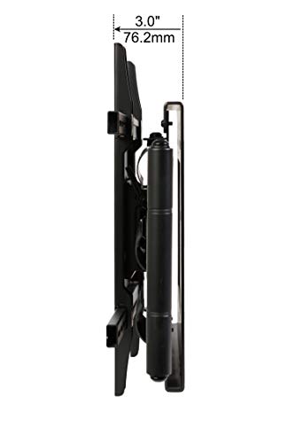 Wall Mount World - 40 Inch Extension Wall Mount - 90 Degree Swivel - 15° Adjustable Tilt Angle - Easy Install - Mounting Hardware Included Fits Sharp LC-58Q620U VESA 300x200mm Ready