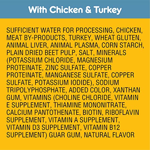 Pedigree High Protein Wet Dog Food Pouches, Variety Pack, 3.5 oz. Pouches,(Pack of 18)