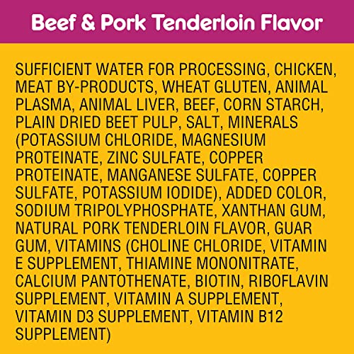 Pedigree High Protein Wet Dog Food Pouches, Variety Pack, 3.5 oz. Pouches,(Pack of 18)