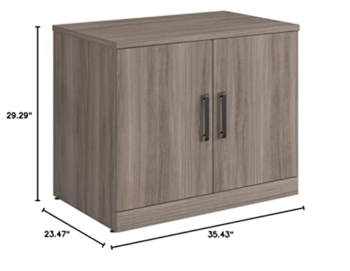OFFICE WORKS BY SAUDER Affirm Commercial Storage Cabinet, L: 35.43" x W: 23.47" x H: 29.29", Hudson Elm Finish