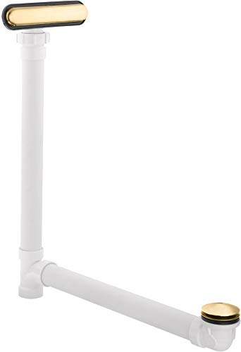 Kohler K-7272-2MB Clearflo Bathtub Drain, Vibrant Brushed Moderne Brass
