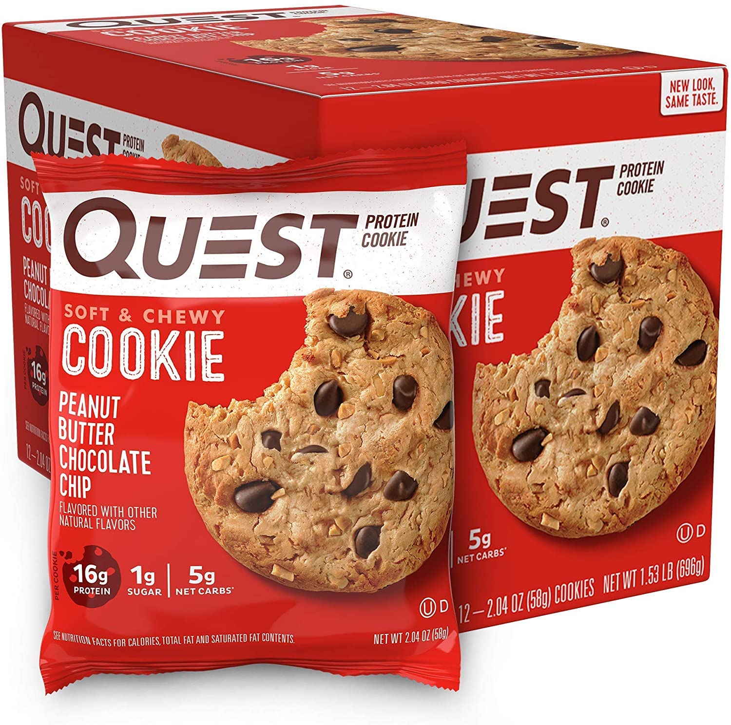 Quest Nutrition Protein Treats Bundle - Peanut Butter Cups, Cookies, and More (12 + 12 + 12 Count)