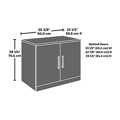 OFFICE WORKS BY SAUDER Affirm Commercial Storage Cabinet, L: 35.43" x W: 23.47" x H: 29.29", Hudson Elm Finish