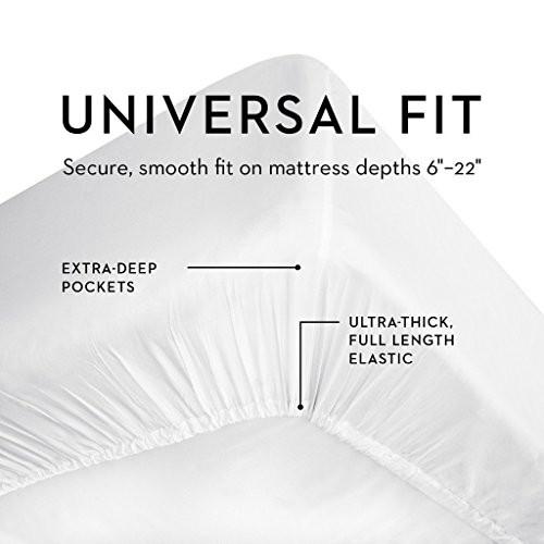 Pottery Barn | Pure 800 Thread Count | 100% Egyptian Cotton Sheet Set | Queen(60" X 80") White |Comfy&Cozy Set 8"-14"(inch) Deep Pockets with Elastic Bounded 4 Piece Set | Oeko-Tex Standard