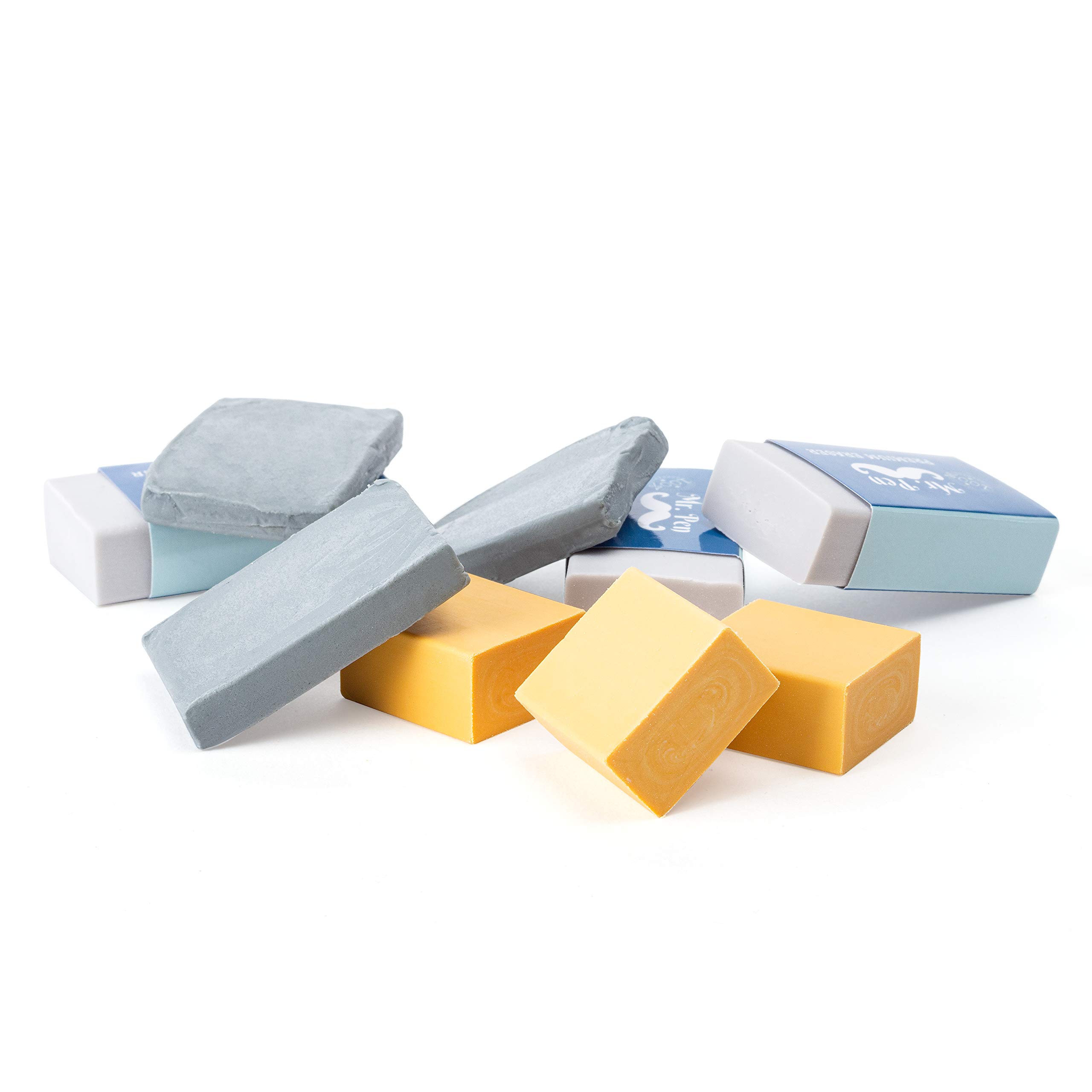 Mr. Pen Eraser Set with Kneaded Erasers, Gum Erasers and Pencil Erasers, Pack of 9