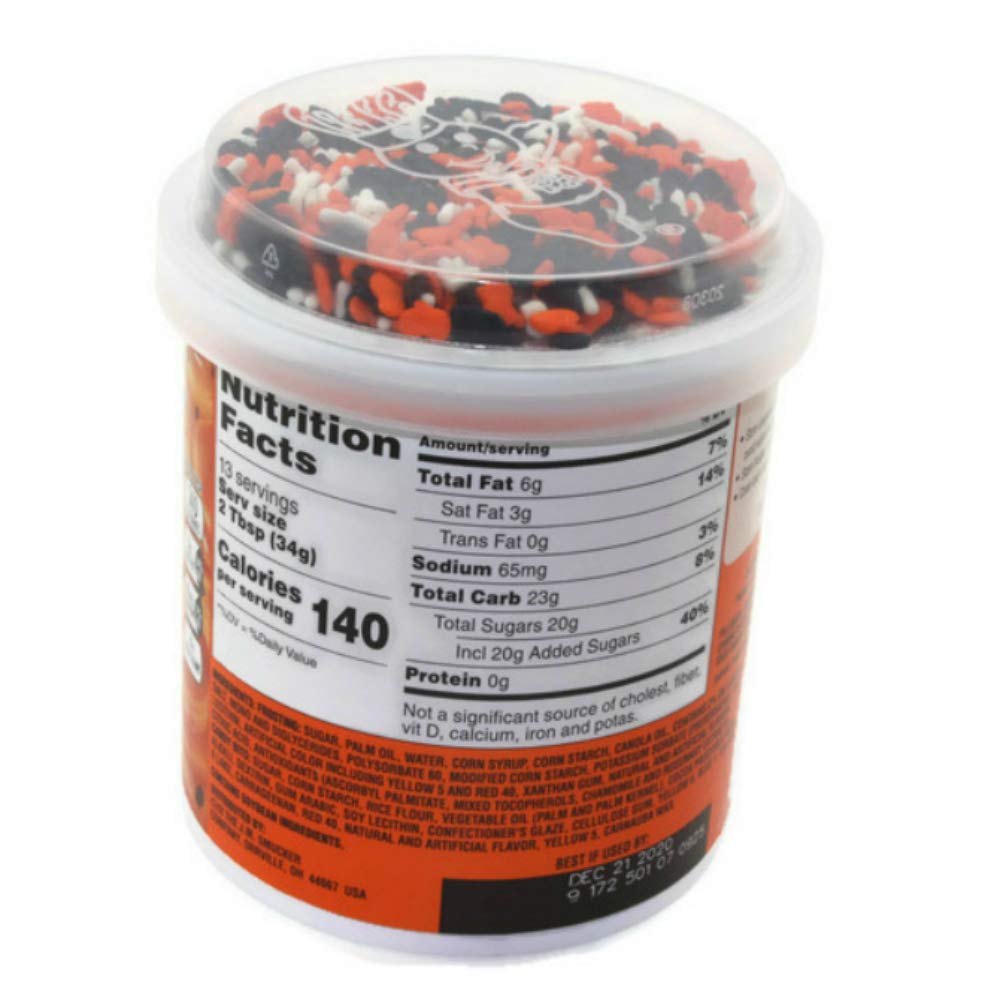 Pillsbury Funfetti Halloween Cake Mix with Candy Bits and Gluten Free Vanilla Frosting for a Fun Filled Halloween Cupcake Baking Event (Bundle)