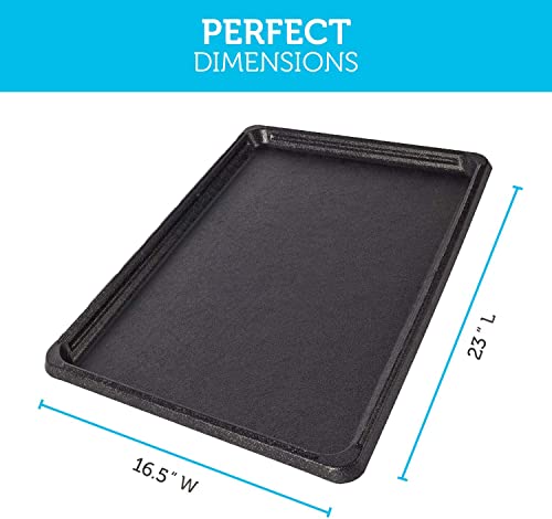 Paws & Pals Replacement Tray for Dog Crates and Kennels - Plastic Bottom Pan Liner Fits 24" Inch Crate
