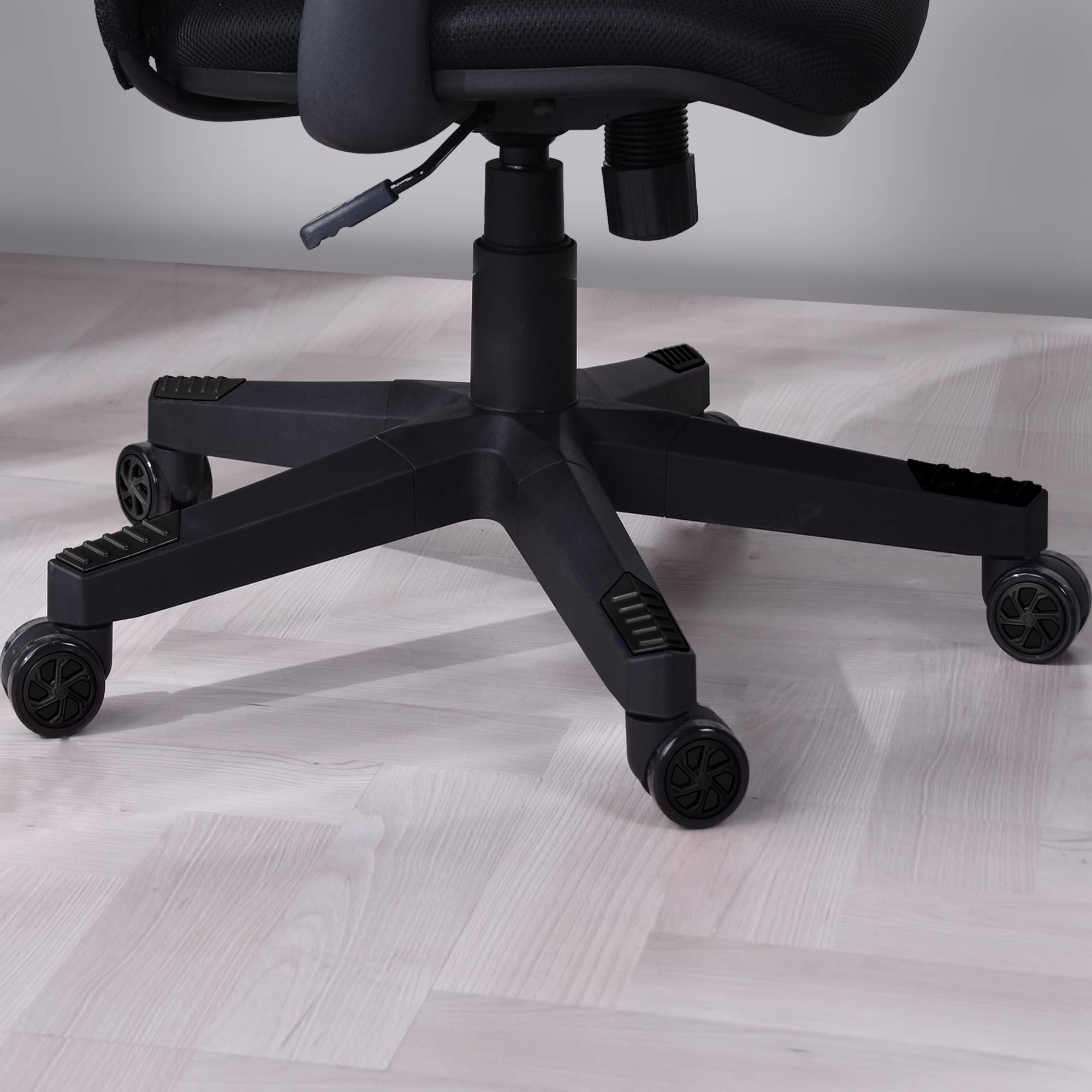 Frassie 28 inch Nylon Gaming Chair Base with 5 Casters, Heavy Duty Office Chair Base Replacement Part (Black)