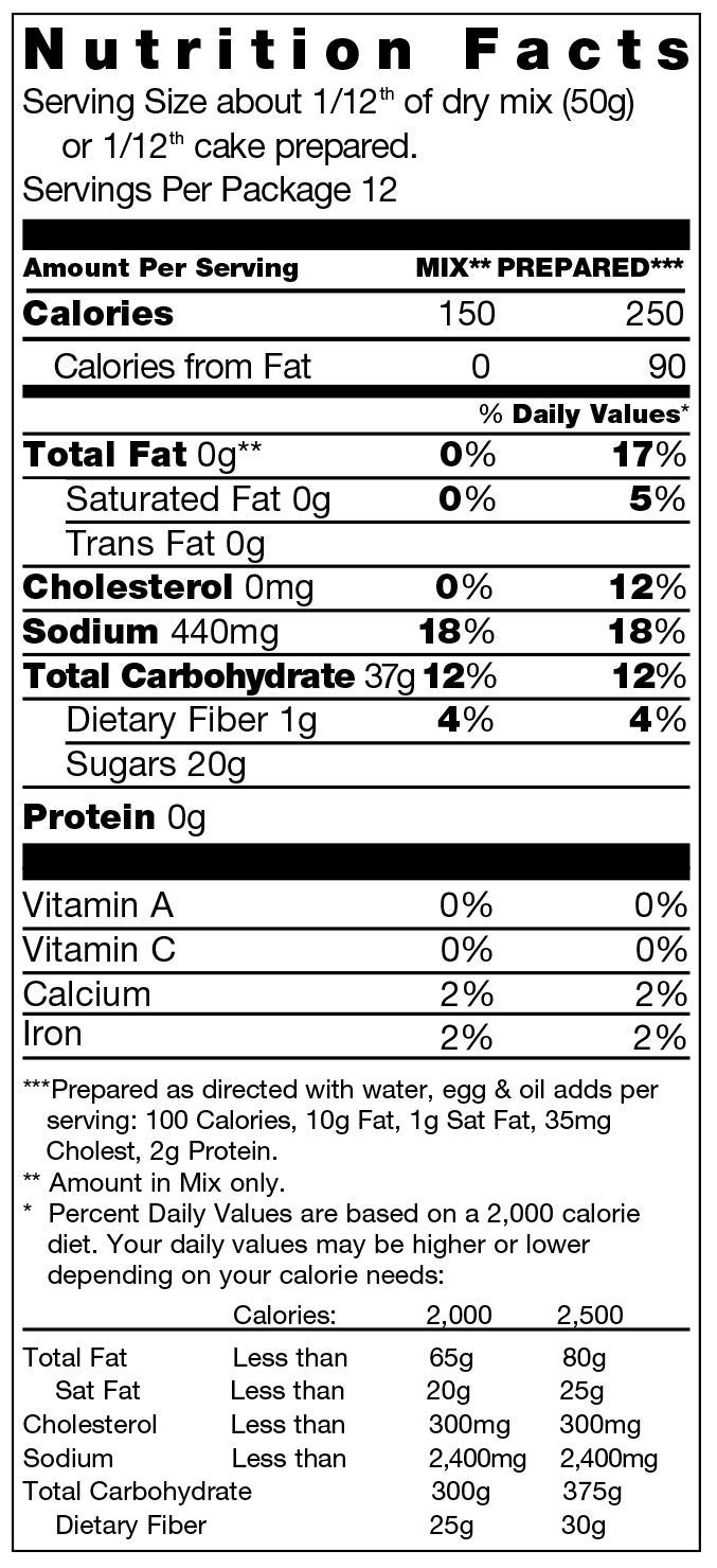 Pamela's Products, Classic Vanilla Cake Mix, 21 oz (595 g)(PACK 1)