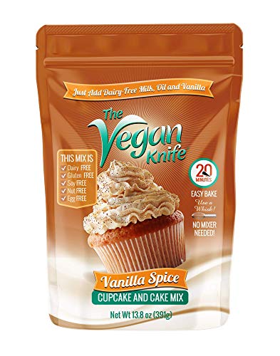 The Vegan Knife Gluten Free & Vegan Cupcake and Cake Mix Vanilla Spice Flavor