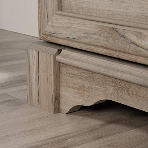 Sauder Palladia Dresser, L: 57.64" x W: 15.51" x H: 33.78", Split Oak Finish