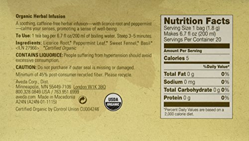 Aveda Comforting Tea Bags, 20 Count