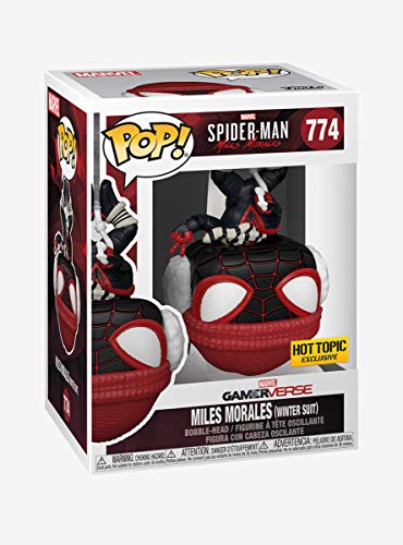 Funko Marvel Spider-Man: Miles Morales Pop! Gamerverse Miles Morales (Winter Suit) Vinyl Bobble-Head Hot Topic Exclusive
