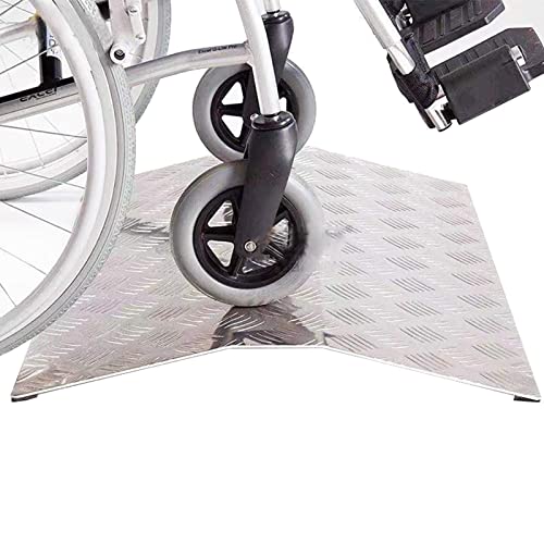 GUENZO Threshold Ramp, Threshold Transition Ramp for Home Steps Scooter, Heavy Duty Non Slip Wheelchair Ramp, Doorway Access Non Skid Ramps, Curved Bridging Ramps (Size : 6cm/2.5in Rise)