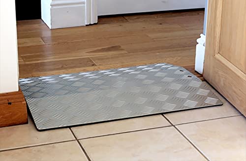 GUENZO Threshold Ramp, Threshold Transition Ramp for Home Steps Scooter, Heavy Duty Non Slip Wheelchair Ramp, Doorway Access Non Skid Ramps, Curved Bridging Ramps (Size : 6cm/2.5in Rise)