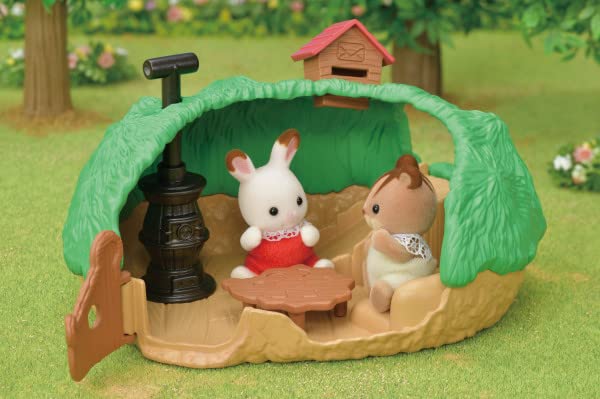 Calico Critters Baby Hedgehog Hideout Playset; Collectible Dollhouse Toy with Figure & Environment Included