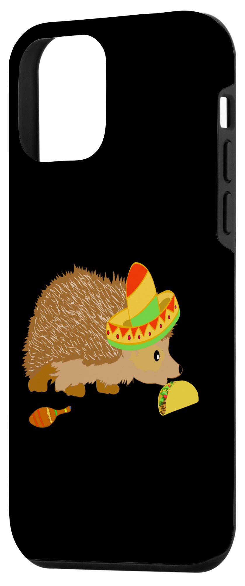 iPhone 12 mini Hedgehog Sombrero Costume Maracas Tacos Spiny Critters Case