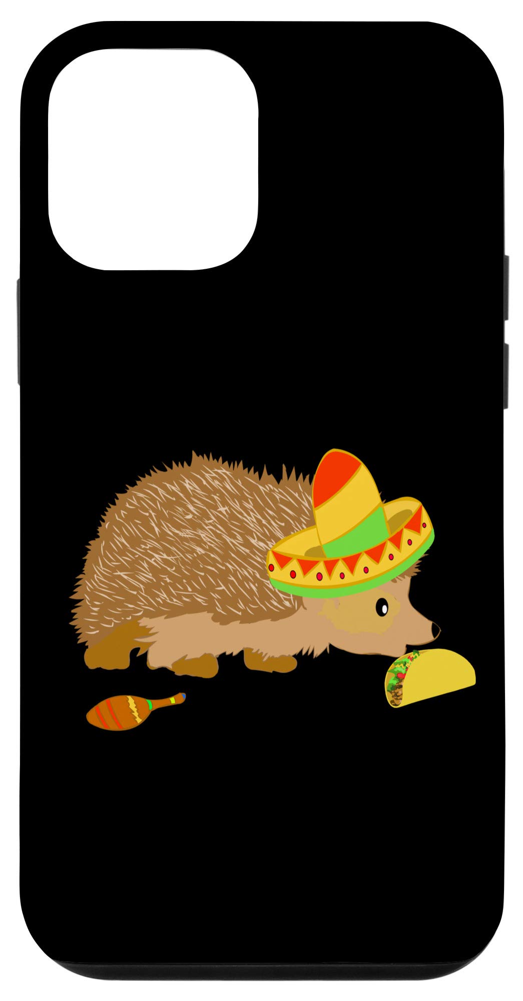 iPhone 12 mini Hedgehog Sombrero Costume Maracas Tacos Spiny Critters Case
