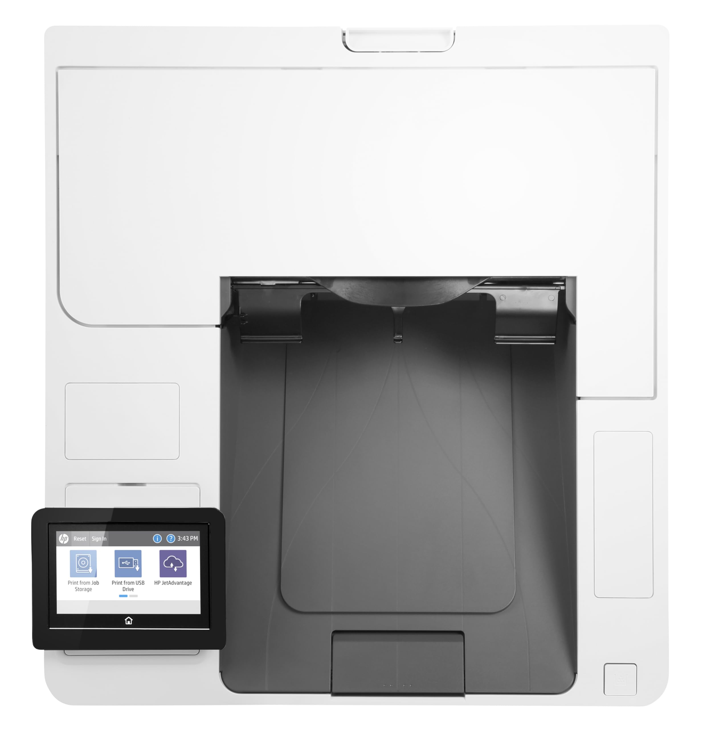 HP LaserJet Enterprise M612x Monochrome Printer with built-in Ethernet, 2-sided printing & extra paper tray (7PS87A), White
