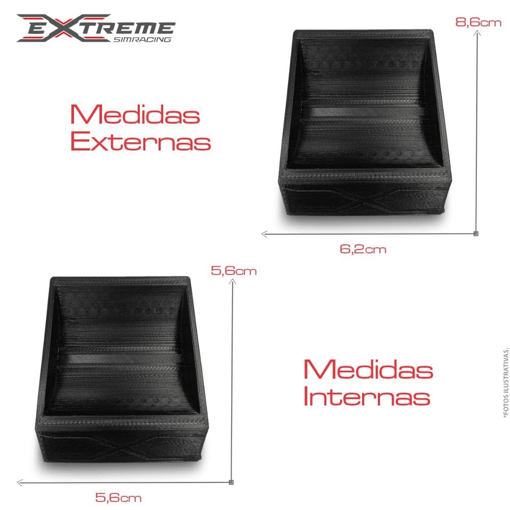 Extreme Sim Racing Wheel Locks for Gaming Chair and Office Chair (Pair) (Black)