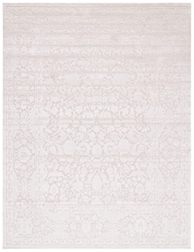 SAFAVIEH Reflection Collection 9' x 12' Cream / Ivory RFT667D Vintage Distressed Area Rug