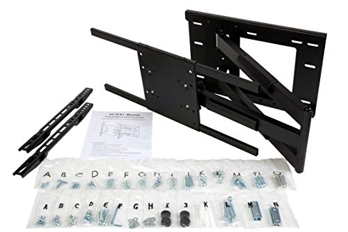 Wall Mount World - 40 Inch Extension Wall Mount - 90 Degree Swivel - 15° Adjustable Tilt Angle - Easy Install - Mounting Hardware Included Fits LG 49UK6090PUA 49 Inch VESA 300x300mm Ready