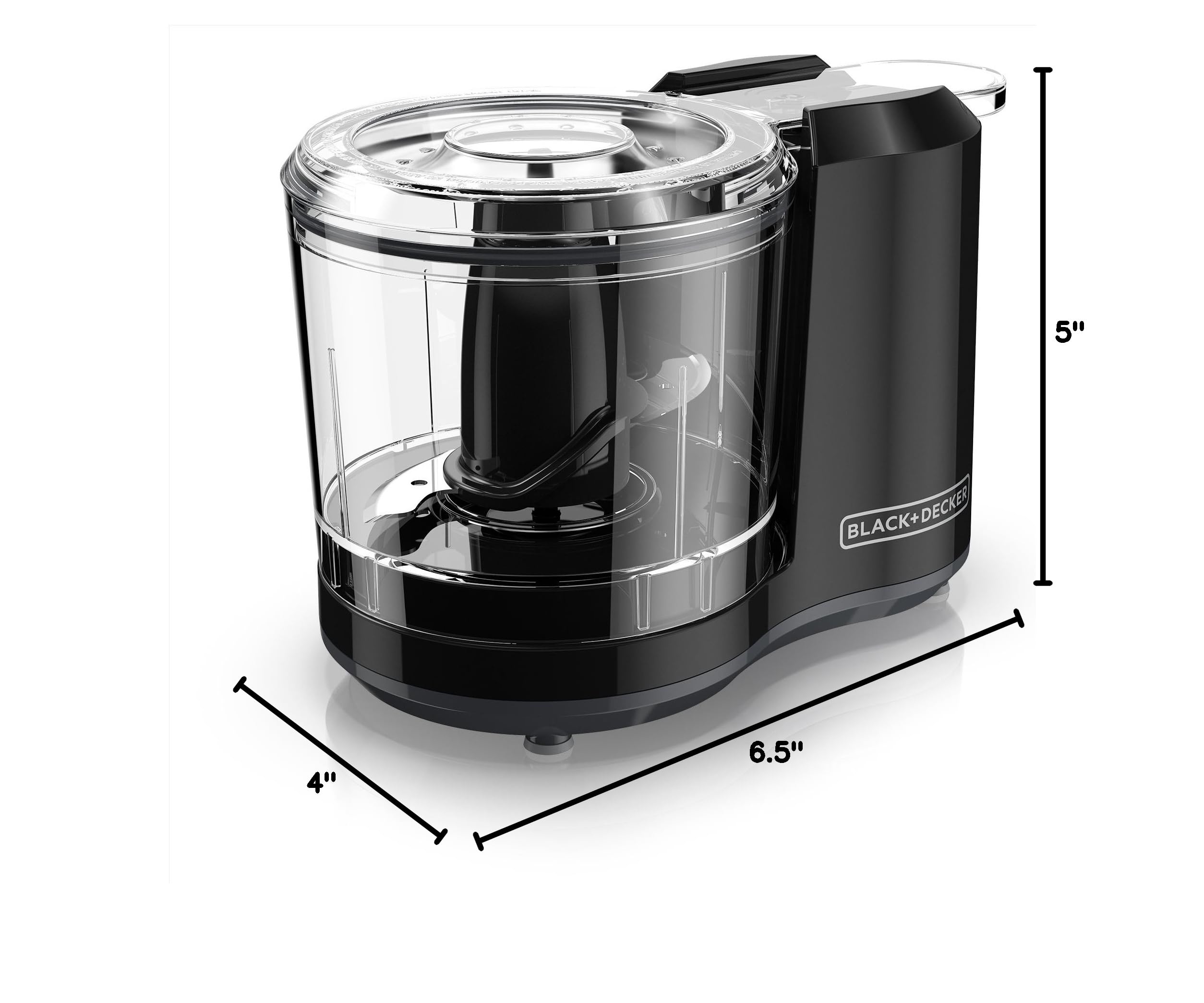 Black+Decker HC150B 1.5-Cup One-Touch Electric Food Chopper, Capacity